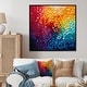 Designart "Hardedge Art Contrasting Cadence I" Abstract Framed Wall ...