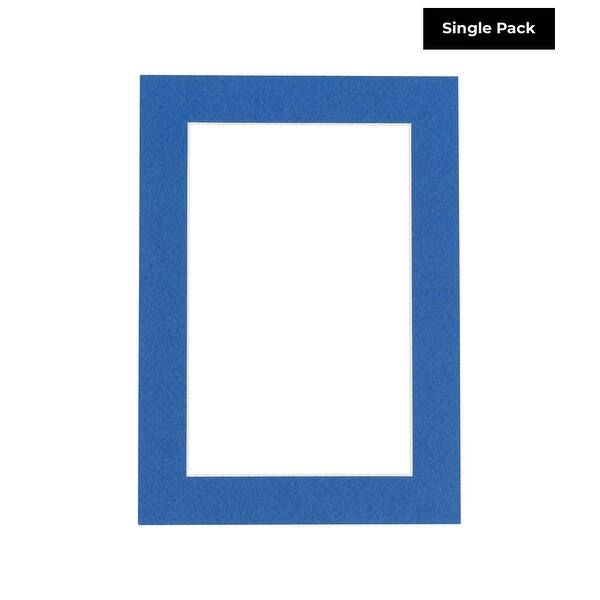 10x12 Mat for 8x10 Photo - Royal Blue Matboard for Frames Measuring 10 ...