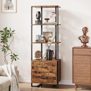 3 Tier Bookshelf with Storage Drawers - Bed Bath & Beyond - 39961033