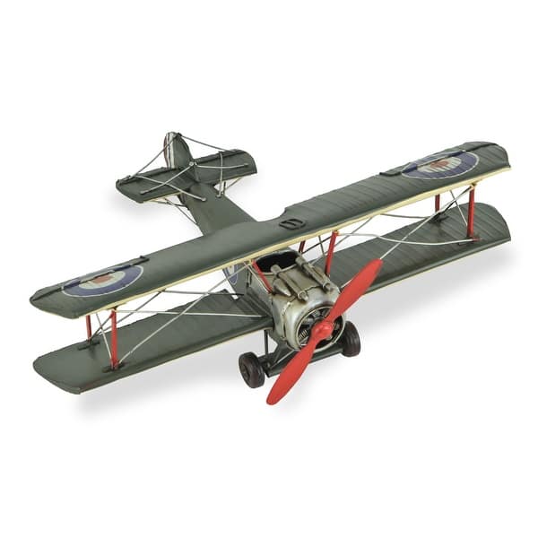 Multicolor Metal British Sopwith Camel Bi-Plane Model - Bed Bath & Beyond - 36531702