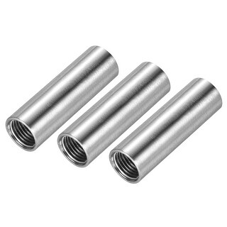 3x 304 Stainless Steel G1/4 Female DN8 Straight Pipe Coupling Fitting ...