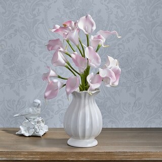 14" Pu Mini Callas Lily Bundle - Bed Bath & Beyond - 43942936