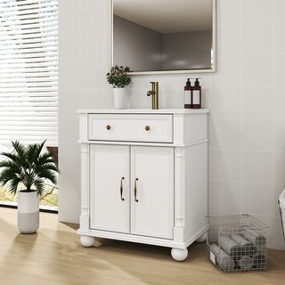 Roomfitters 27.8" Bathroom Vanity with Sink, Storage Cabinet with ...