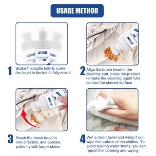 100Ml Waterless Cleaner Convenient FastActing Easy Usage Down Jacket ...