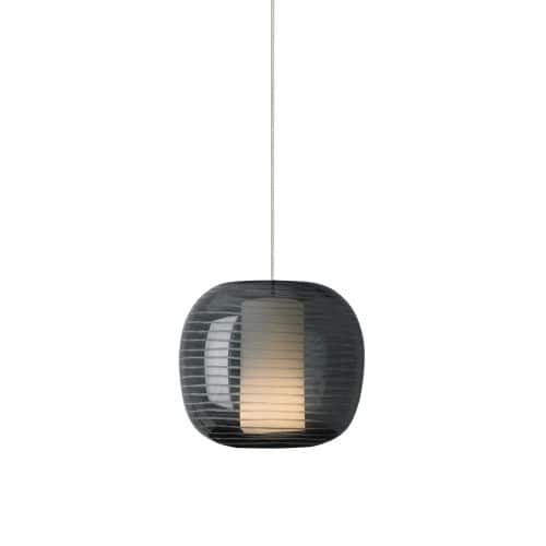 Tech Lighting 700MOOTOK MonoRail Otto Smoke Hand-Etched Mouth Blown ...