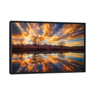 iCanvas "Golden Light on the Pond copy" by Darren White Photography ...
