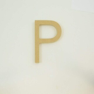 1 Pc, 6 X 3/4" MDF Letter "P" in The Century Gothic Font Upper Case ...