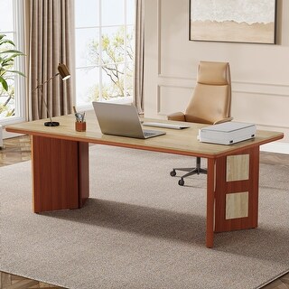 71-In Large Executive Desk, Modern Minimalist Computer Desk - Bed Bath ...