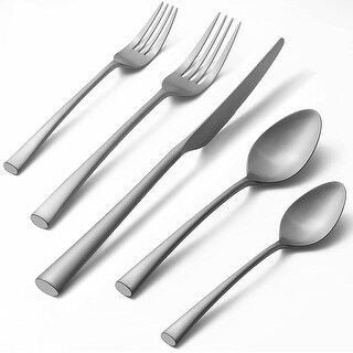 20-Piece Forged Stainless Steel Flatware Set Cutlery Set,Service for 4 ...