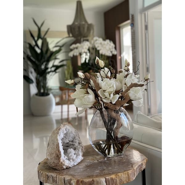 full moon designed vase