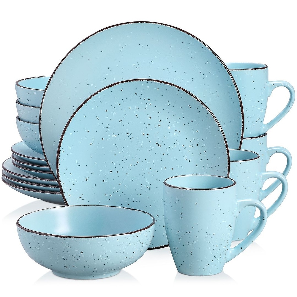 Blue Mid-Century Modern Dinnerware Sets - Bed Bath & Beyond