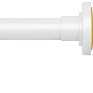 31-56'' White Adjustable Spring Shower Curtain Rods - Bed Bath & Beyond ...