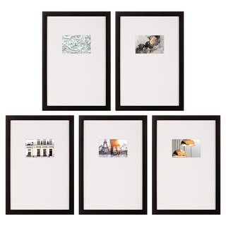 5 Piece Gallery Wall 4" x 6" Frame Set with Hanging Template - Bed Bath ...