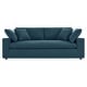 Commix Down Filled Overstuffed Sectional Sofa and Ottoman Set - Bed ...