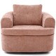 360° Swivel Sofa Chair Accent Barrel Chair 36.6" Swivel Round Chair ...