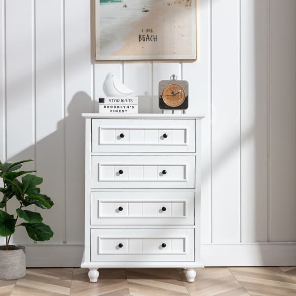 4 Drawer Large Chest Drawers Furniture Wide Storage Cabinet Bedroom ...