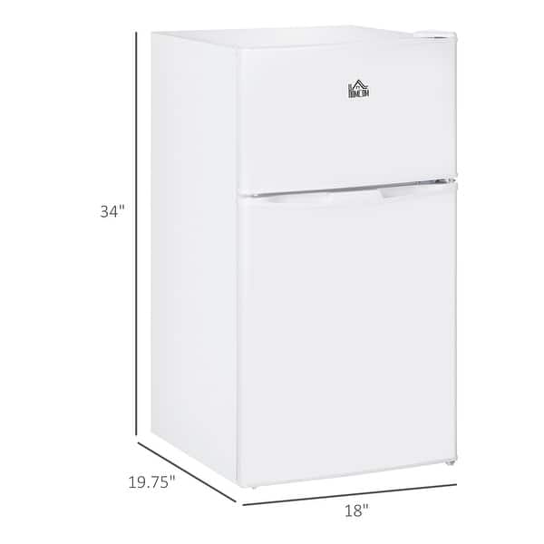 Double Door Mini Fridge with Freezer - Bed Bath & Beyond - 39865009