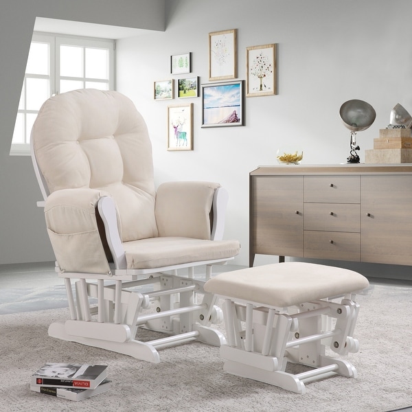 Rejoice Glider Rocking Chair with Ottoman On Sale Bed Bath Beyond 37161647