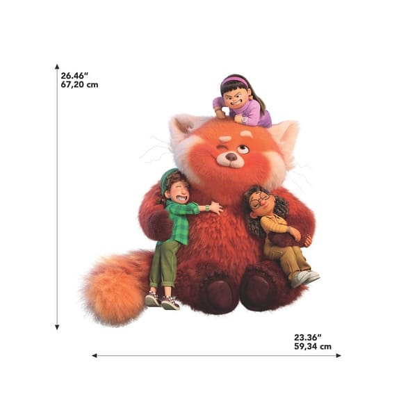 Turning Red Peel And Stick Giant Wall Decals by RoomMates - Bed Bath ...