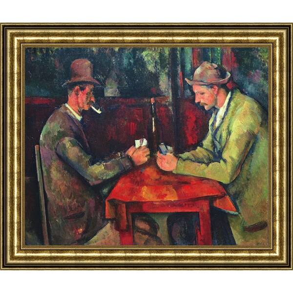 two men playing cards