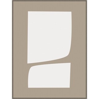 Neutral Abstract Aztec Shapes 1 by The Creative Bunch Studio Framed ...