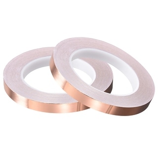 Single-Sided Conductive Tape Copper Foil Tape 12mm x 30m/98.4ft 2pcs ...