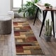 Livabliss Colma Color Block Multicolor Area Rug - Bed Bath & Beyond ...