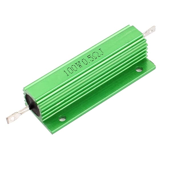 Aluminum Shell 100W Watt 0.5 Ohm Chassis Mounted Wirewound Resistor ...
