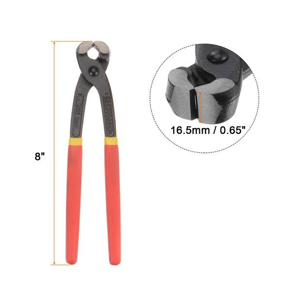 End Cutting Pliers 8" Nail Concreters' Nippers with Plastic Handle ...
