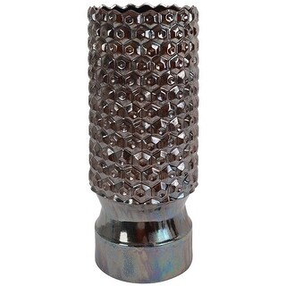 Harp & Finial Sparta Metallic Glaze Ceramic Vase - Bed Bath & Beyond ...