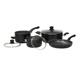 Starfrit 034402-001-SBA2 Starbasix Non-Stick Aluminum 7-Piece Cookware ...