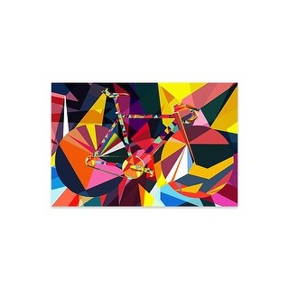 Polygon Fixie Print On Acrylic Glass by Unknown Artist - Bed Bath ...