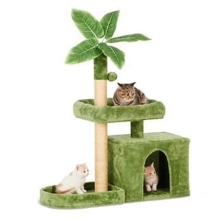 Multi Level Cat Tree for Indoor Cat Tower with Scratching Posts Hang ...