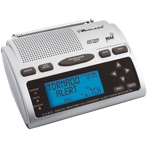Midland Radio Dlx Clock/Weather Radio WR-300 Unit: EACH - Bed Bath ...