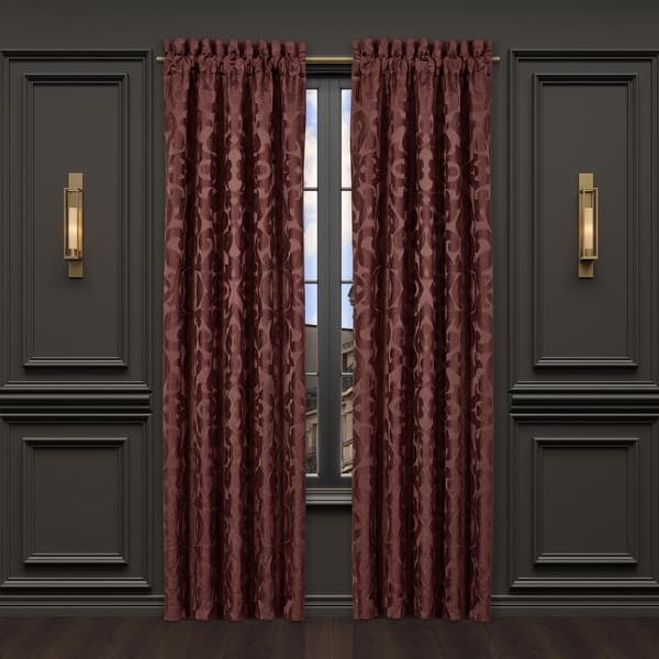 La Boheme Maroon Window Panel Pair - On Sale - Bed Bath & Beyond - 39134273