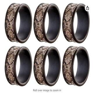 Creative Scents Dublin Brown Napkin Rings Set of 6 - Bed Bath & Beyond ...
