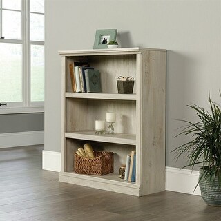 3 Shelf Bookcase Engineered Wood Chalked Chestnut - 52 x 63 - Bed Bath ...