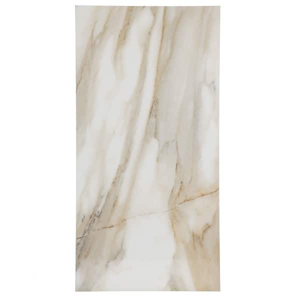Industry Tile 24x48 Calacatta Gold Matte Porcelain Tile (15.5 Sq. ft./2 ...