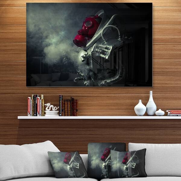 Designart 'Post Apocalyptic Survivor' Portrait Digital Art Metal Wall ...
