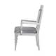 Grey and Platinum Upholstered Arm Chairs (Set of 2) - Bed Bath & Beyond ...