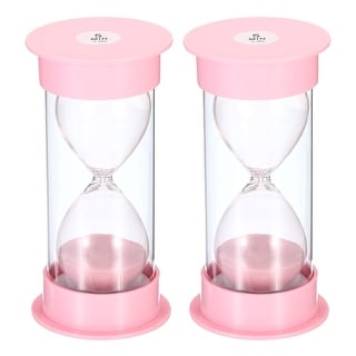 5 Min Sand Timer, 2Pcs 5.26x2.53" Sand Timers, Count Down Sand Glass ...