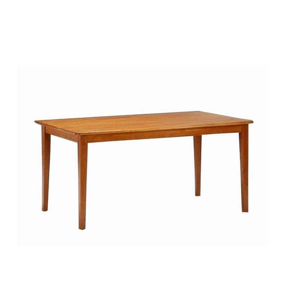 Boraam Shaker Collection Brown Wood Rustic Dining Table - Bed Bath ...