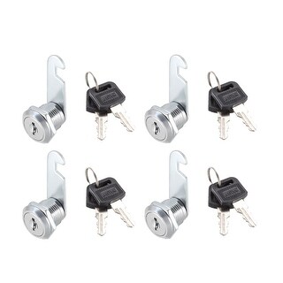 Cam Lock 16mm Cylinder Length Fit Up to 5/16-inch Panel 4Pcs - 16mm ...