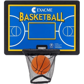 ExacMe Rectangle Basketball Hoop and Ball for Trampoline, BH07BL - 31.9 ...