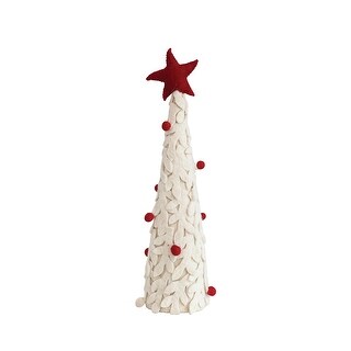 Handmade Wool Felt Tree with Applique - Bed Bath & Beyond - 41824936