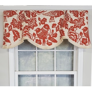 RLF Home Design Lovebird Cornice Window Valance - Bed Bath & Beyond ...