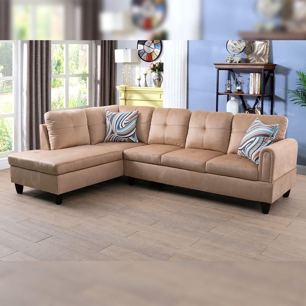 Microfiber Sectional Sofas - Bed Bath & Beyond