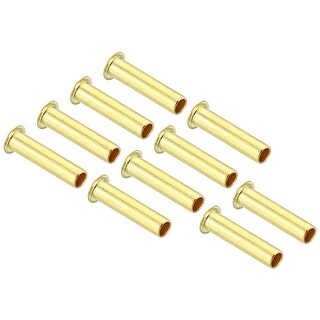 10pcs Compression Sleeves Insert Ferrule Fitting - Brass Tone - Bed ...