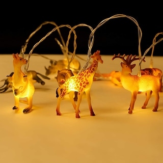 5.6ft 8-LED Wild Animal String Lights - Standard - Bed Bath & Beyond ...