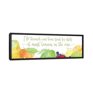 iCanvas "Fruit of the Spirit panel II-Vine" by Tara Reed Framed - Bed ...